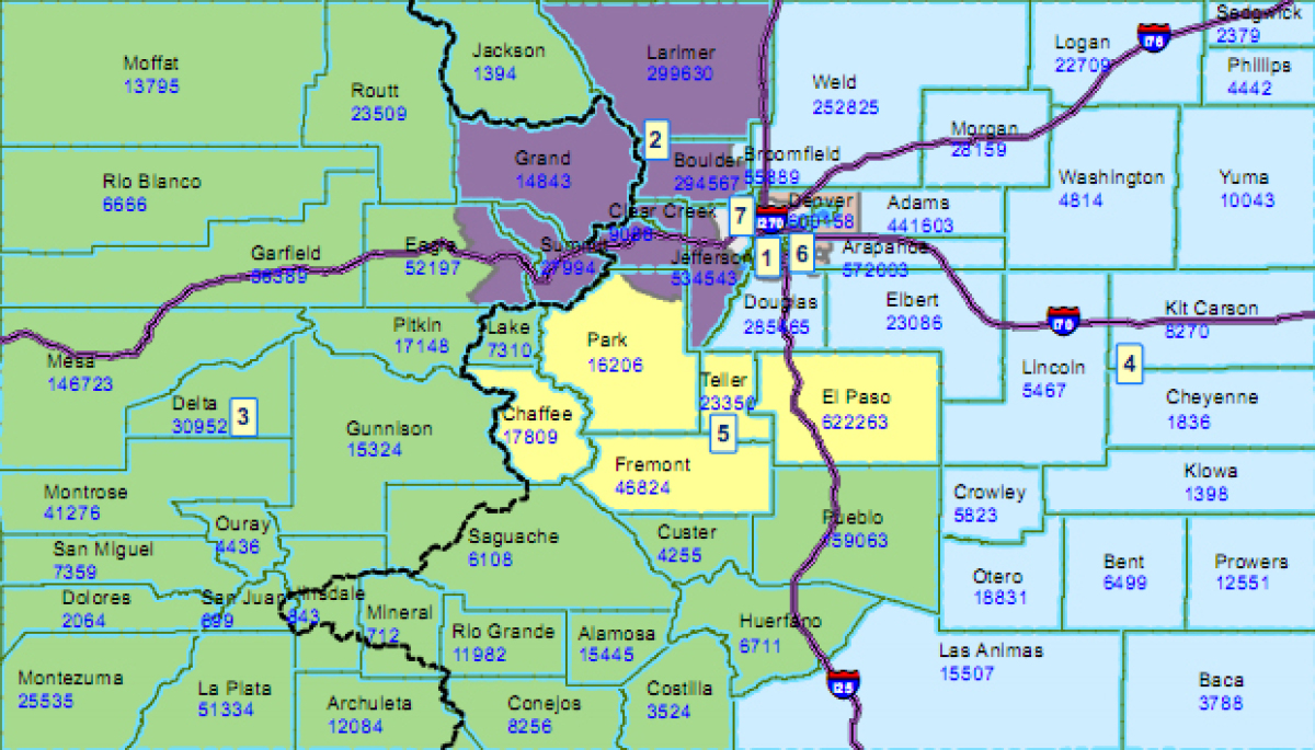 Denver City Limits Map Boundaries