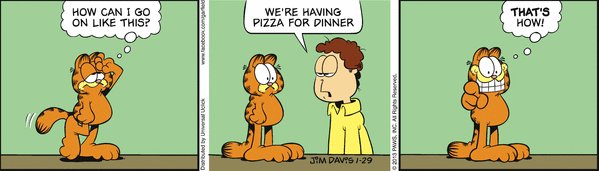 Garfield's Love For Food In Comic Strips (PHOTOS) | HuffPost