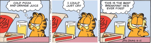 Garfield's Love For Food In Comic Strips (PHOTOS) | HuffPost