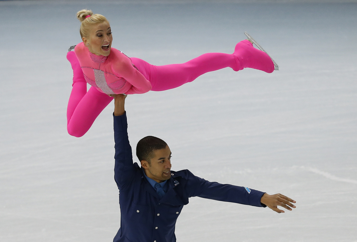German Ice Skater Pink
