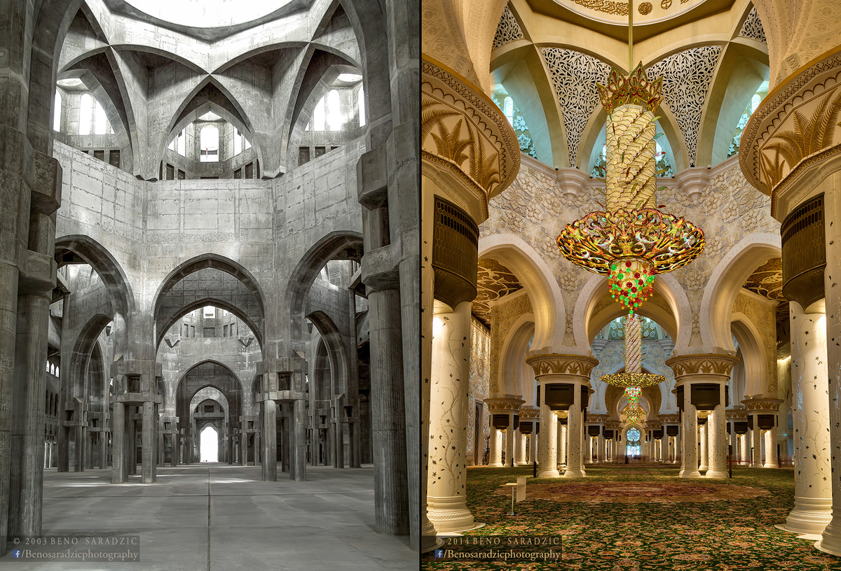 Sheikh Zayed Grand Mosque Construction