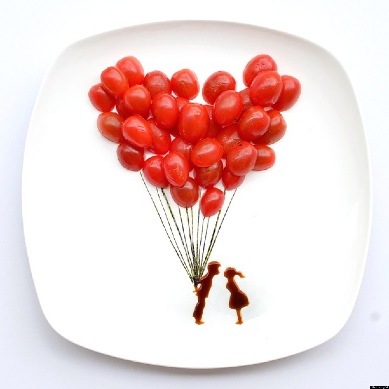 'Red' Hong Yi, Malaysian Artist, Creates Beautiful Food Art Project On ...