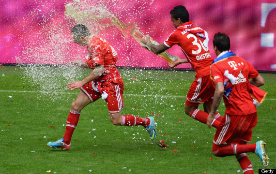 Muslim Franck RIbéry Furious At Beer-Soaked Bayern Munich Celebrations ...