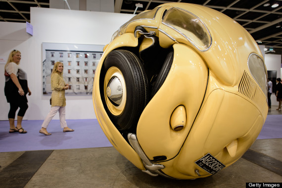 Beetle Sphere: Artist Rolls Up Volkswagen Bug Into A Ball (PICTURES ...
