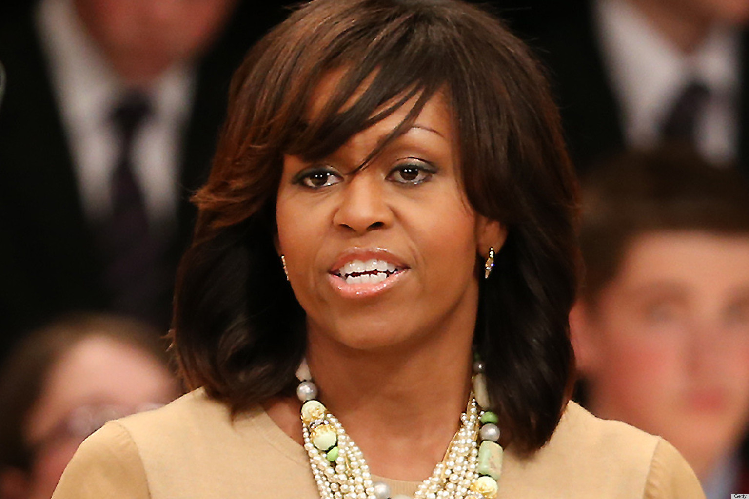 Michelle Obamas Bangs At G8 Summit Spark Twitter Backlash Photos