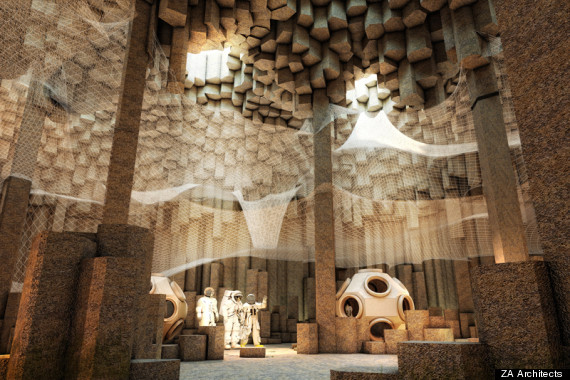 Mars Underground Colony By ZA Architects Is A Beautiful And Imaginative ...