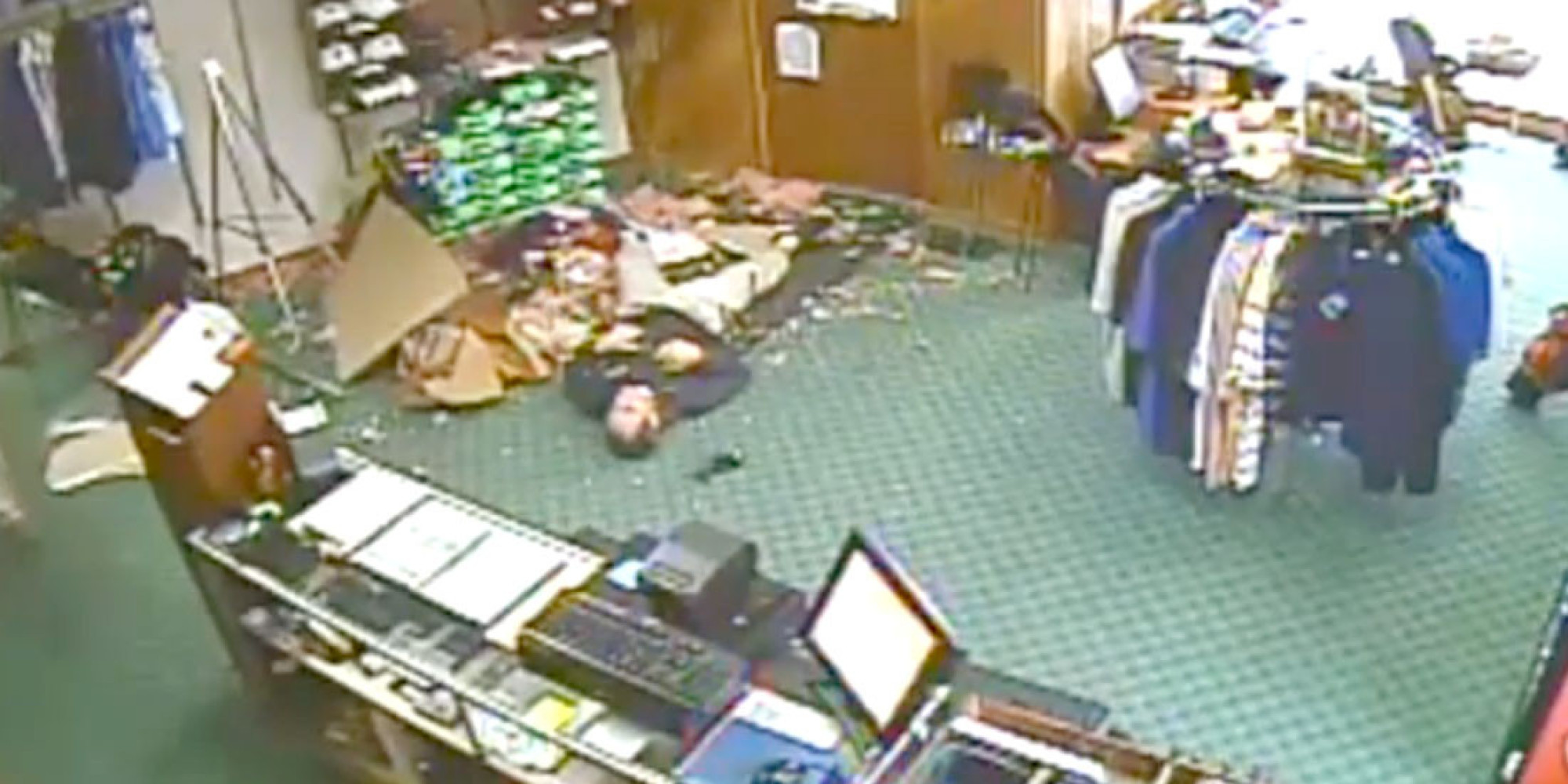 Guy Falls Through Ceiling, Nobody Even Cares | HuffPost