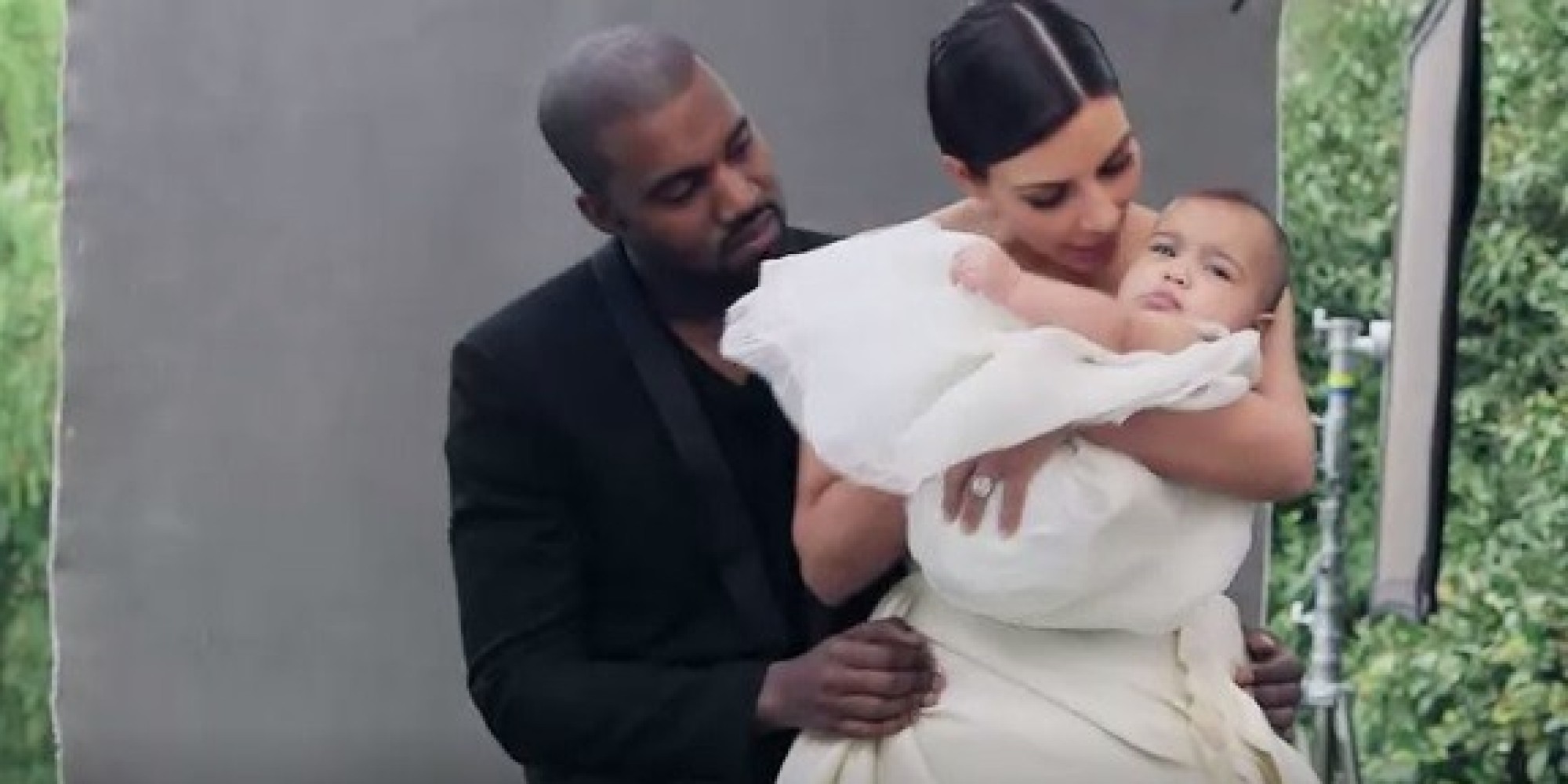 Kim Kardashian And Kanye West Bring Baby North On Set Of Vogue Shoot, Look So In Love | HuffPost