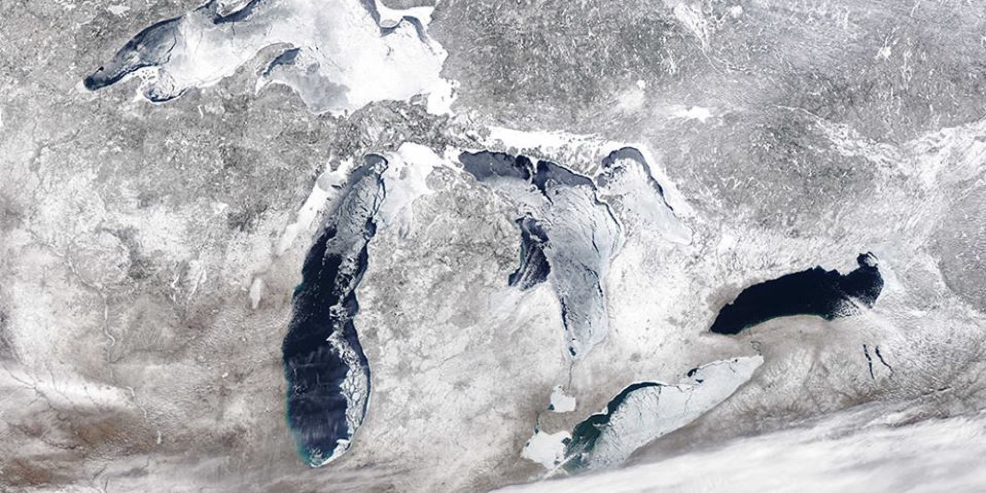 Wisconsin Great Lakes Frozen