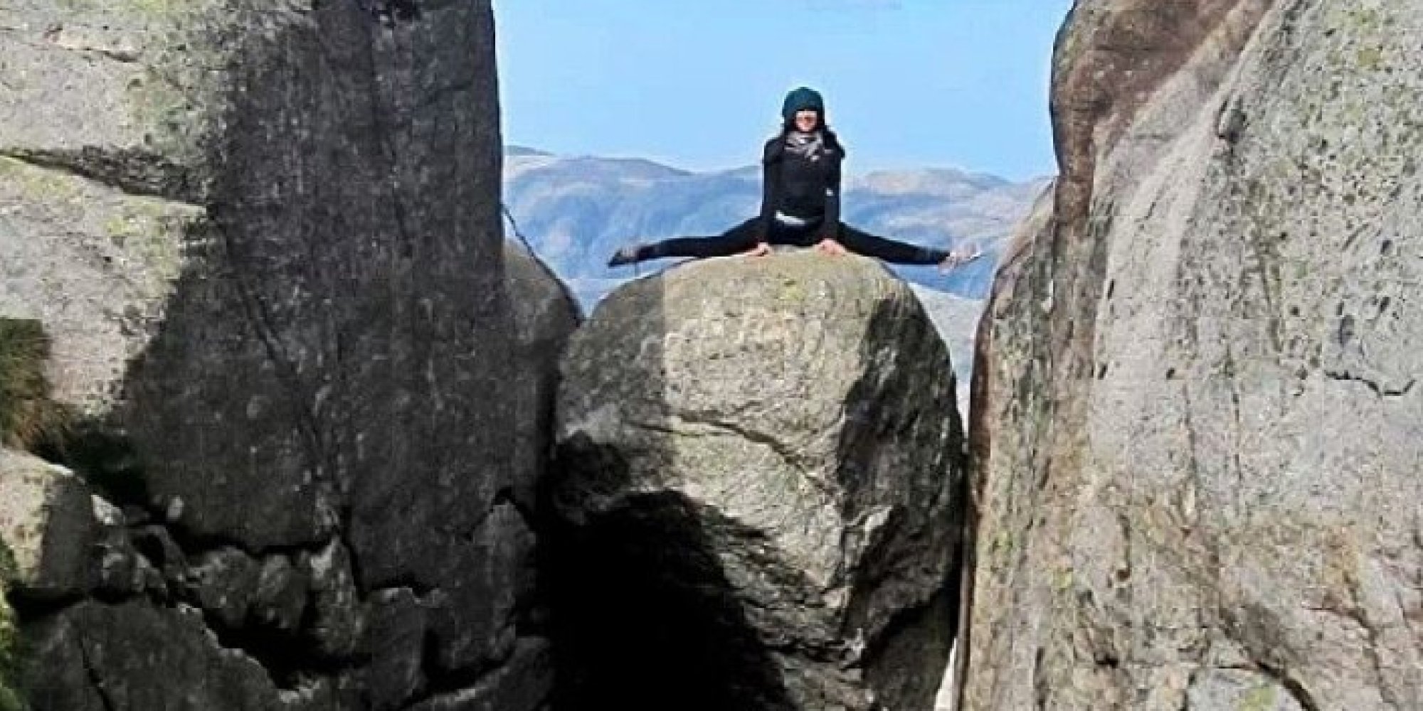 Kjeragbolten, Norway's Ultimate Photo Opp, Exists On A Rock Between Two ...