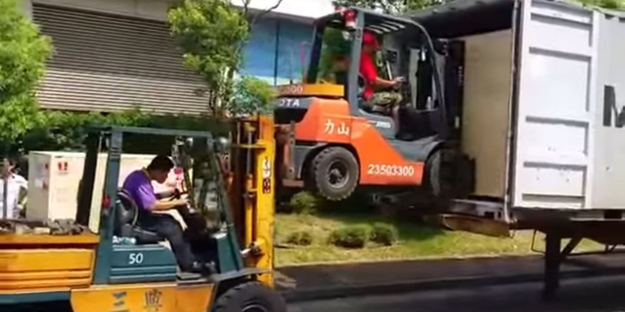 Just A Forklift Forklifting A Forklift Forklifting A Package | HuffPost