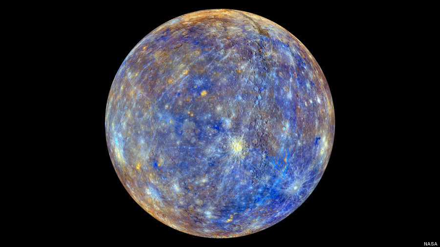 Stunning Mercury Images Look Like A Marble In Space | HuffPost UK