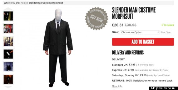 Slender Man Halloween Costumes Make An Untimely Appearance After Series ...