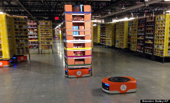 Amazon Has Started Filling Its Warehouses With Worker Robots