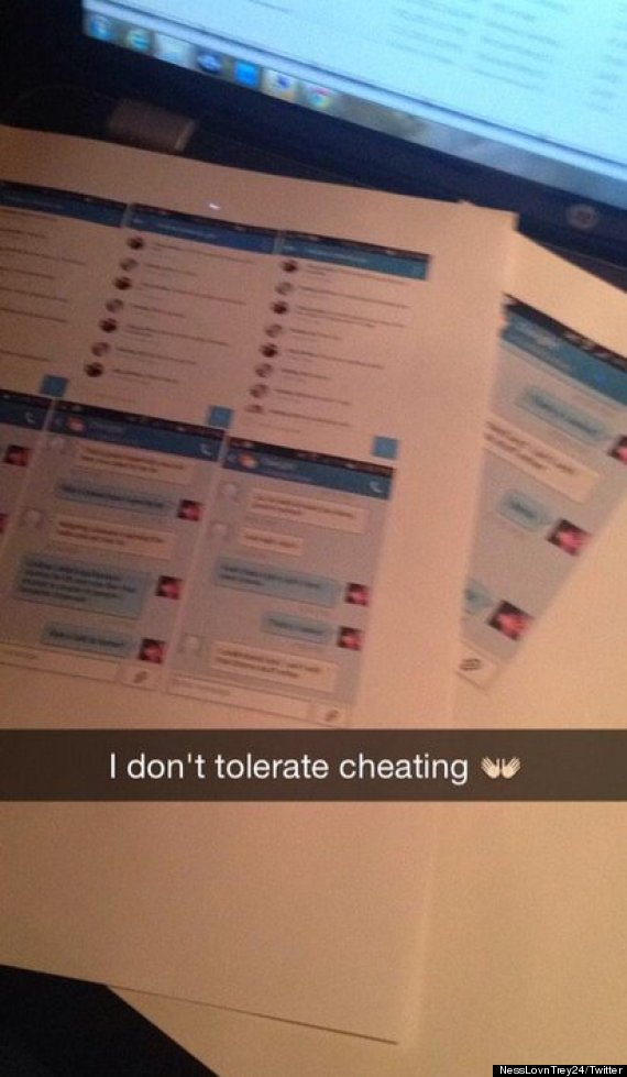 Woman Wraps Cheating Boyfriend's Messages As A Christmas Present ...