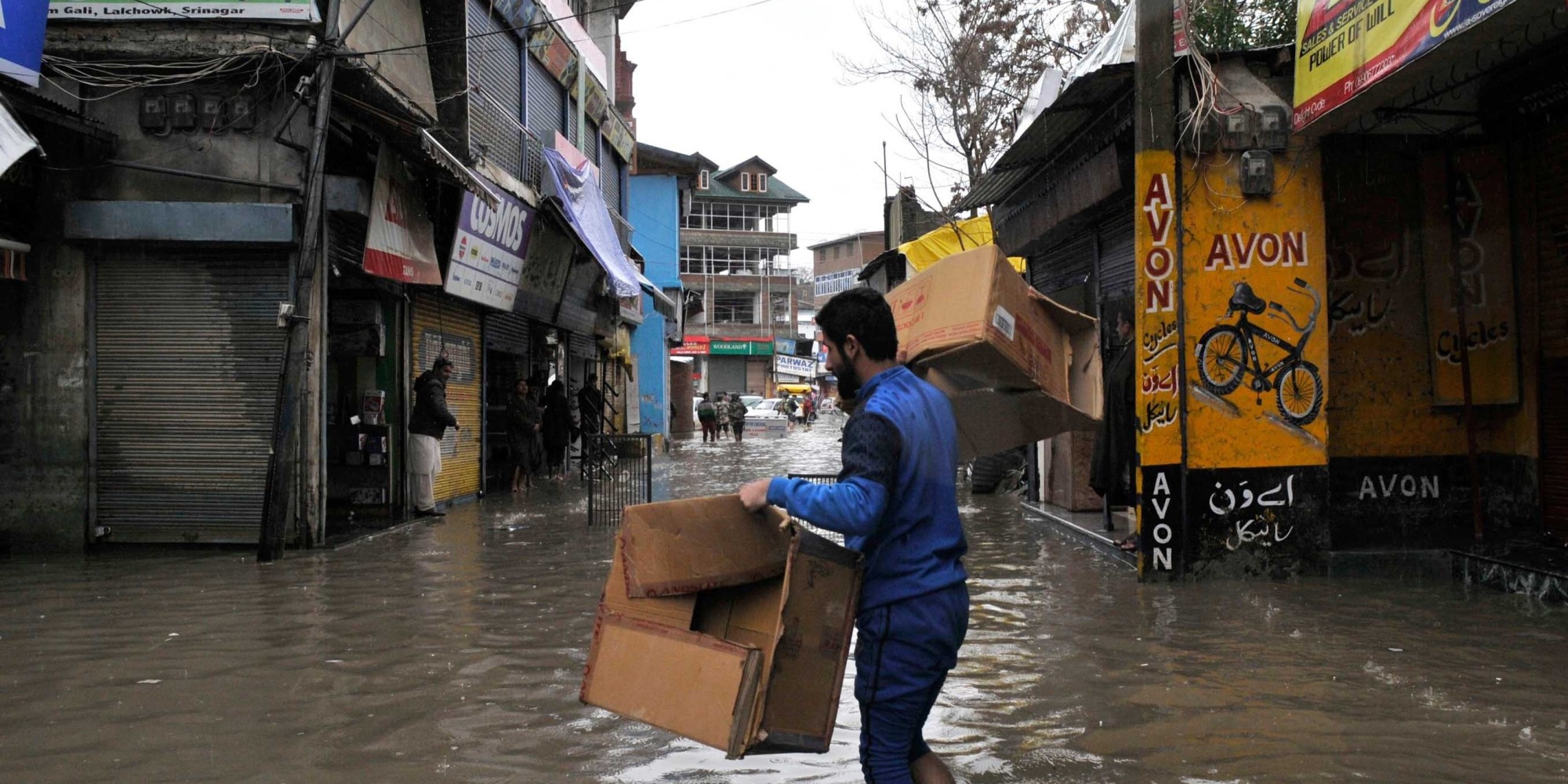 Kashmir Floods Landslide Buries 15 People Alive As Incessant Downpour