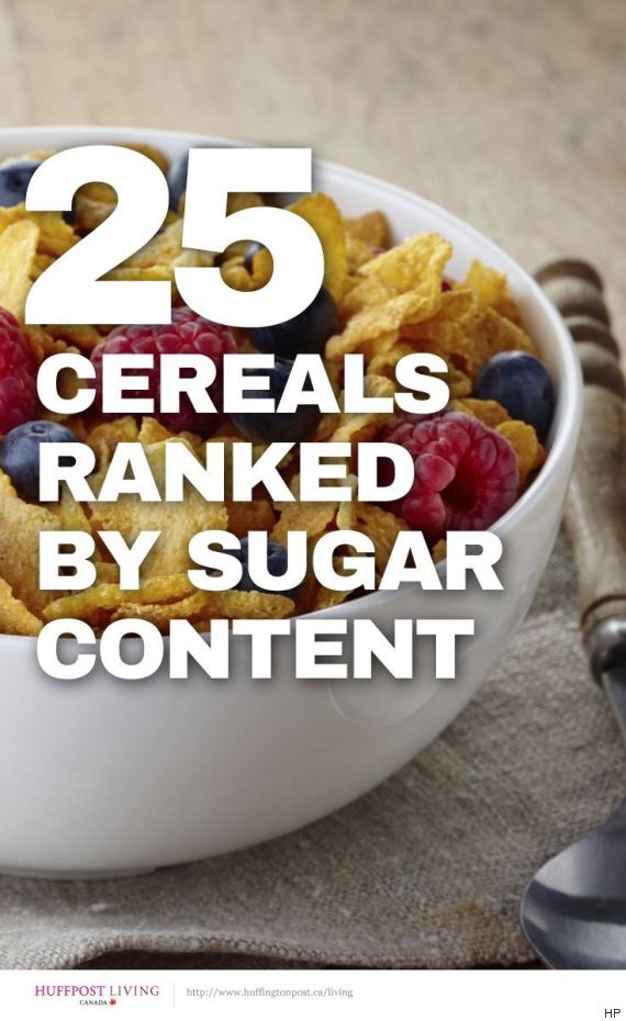 Healthy Cereal: 25 Breakfast Cereals Ranked By Sugar | HuffPost Canada