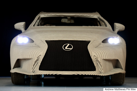 Designers Create World's First Full-Size Origami Cardboard Car Inspired ...