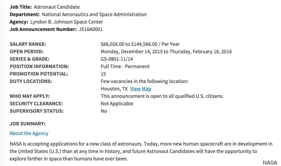 NASA Is Hiring Astronauts | HuffPost UK
