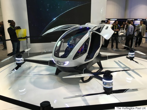 The EHang 184 Is A Giant Self-Driving Drone For Humans | HuffPost UK