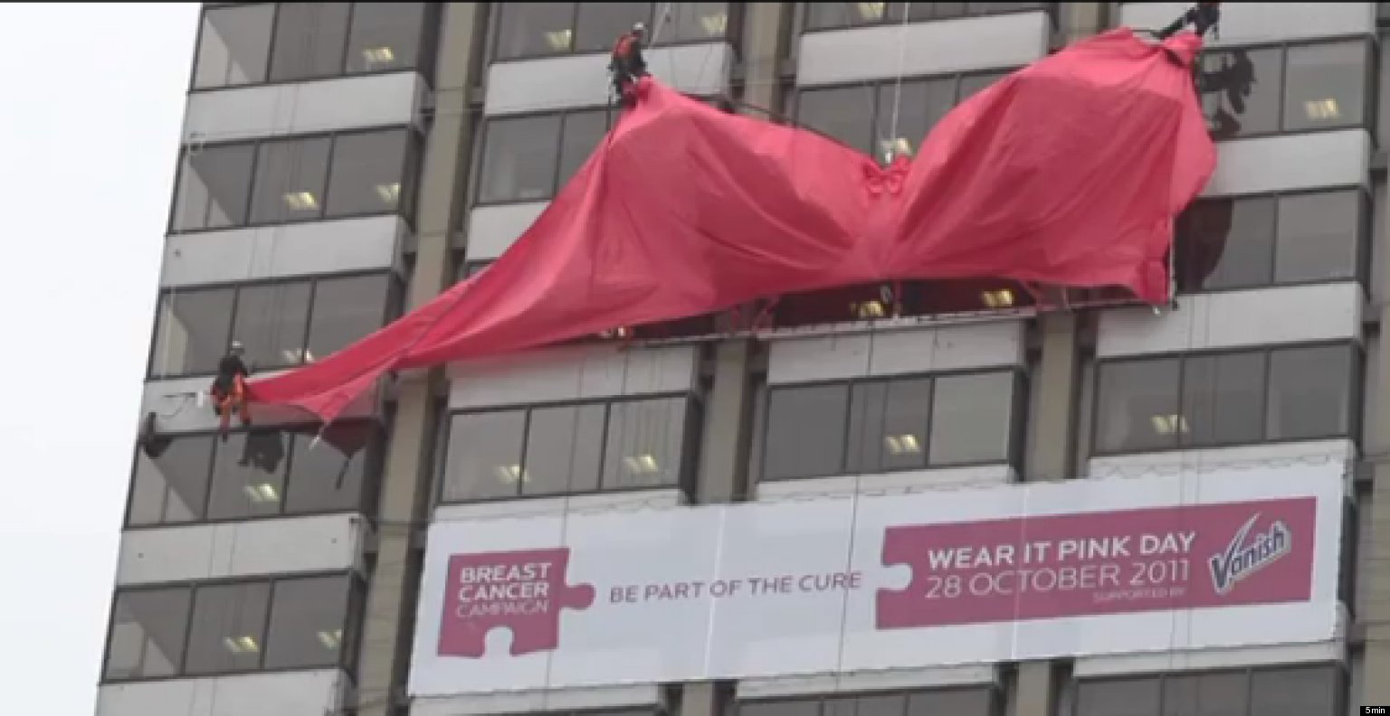 World s Largest Bra Sold To Golden Palace In Benefit Auction For Breast World s Largest Bra Sold To Golden Palace In Benefit Auction For Breast
