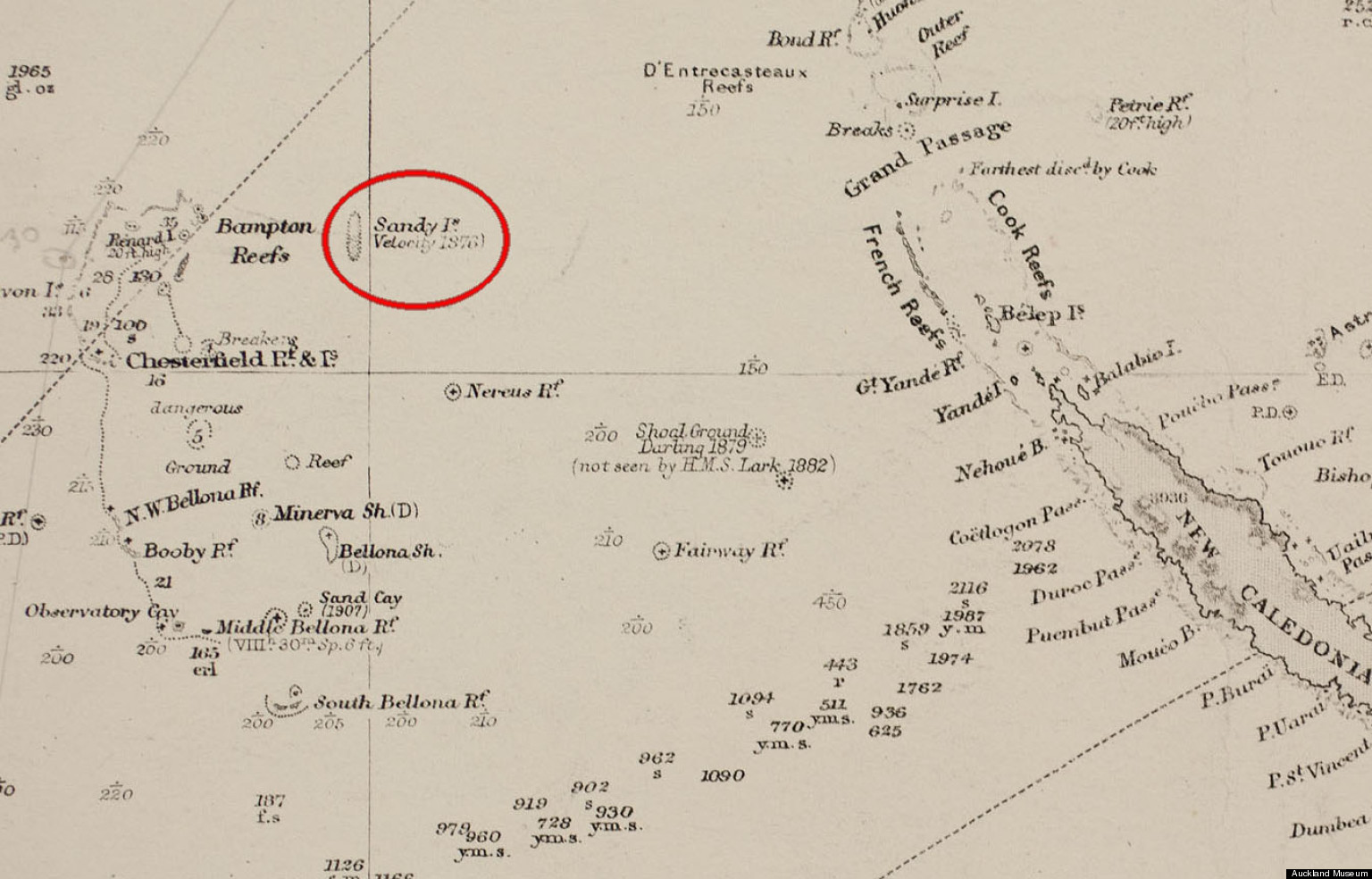 Sandy Island, Nonexistent South Pacific Island, Put On Maps By Whalers ...